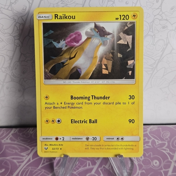 Pokemon | Toys | Raikou Pokmon Card | Poshmark